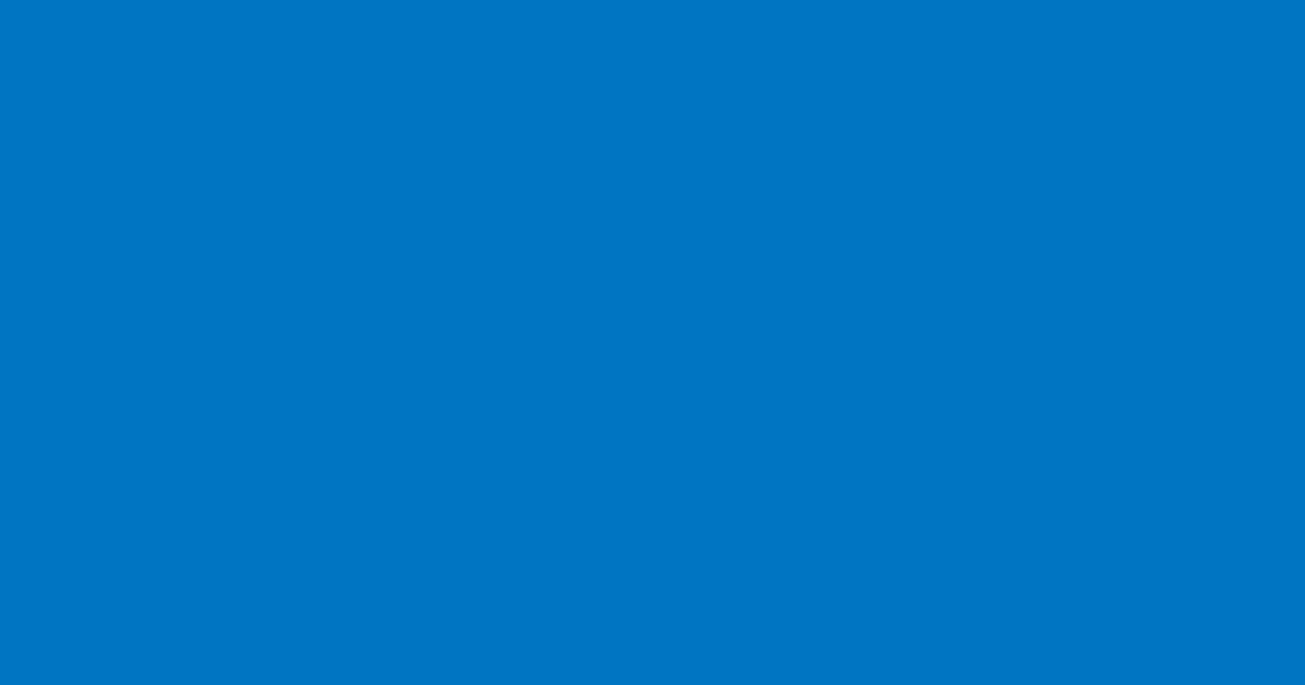 ブルー blue #0075c2の色見本とカラーコード - 洋色大辞典