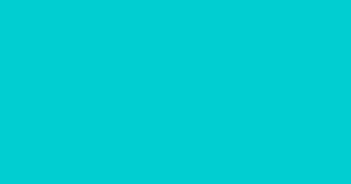 darkturquoise #00ced1の色見本とカラーコード - 原色大辞典