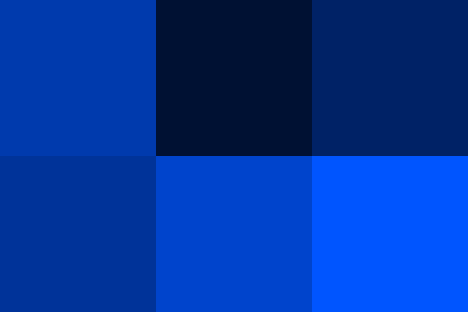 #003aadの配色パターン 色の組み合わせ- 原色大辞典