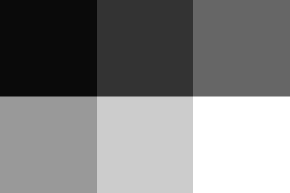 #0a0a0aの配色パターン 色の組み合わせ- 原色大辞典