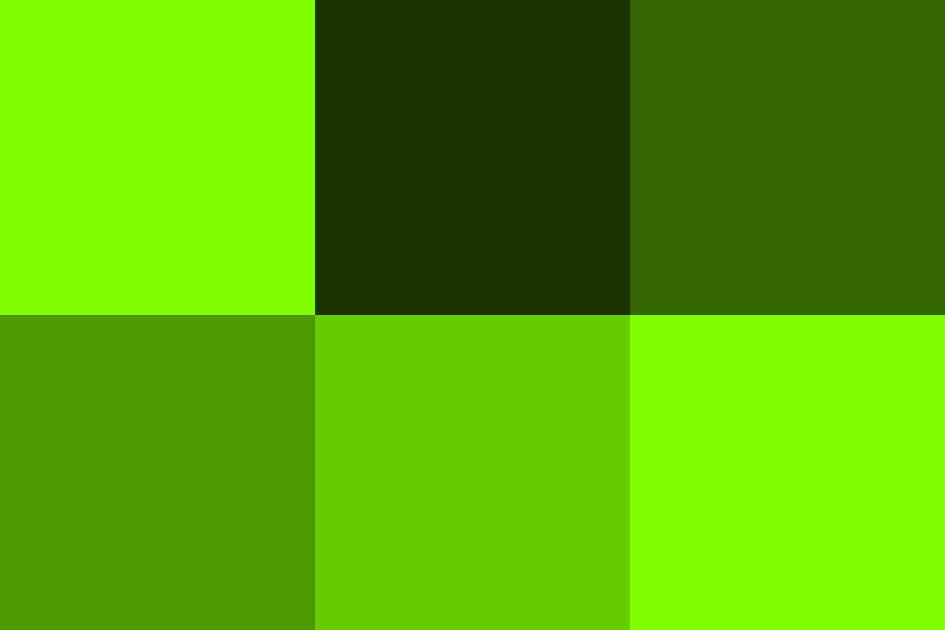 chartreuseの配色パターン 色の組み合わせ- 原色大辞典