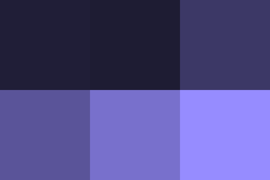 #201e37の配色パターン 色の組み合わせ- 原色大辞典