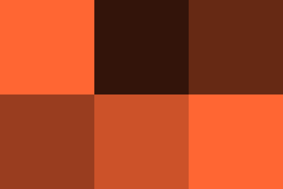 #ff6633の配色パターン 色の組み合わせ- 原色大辞典