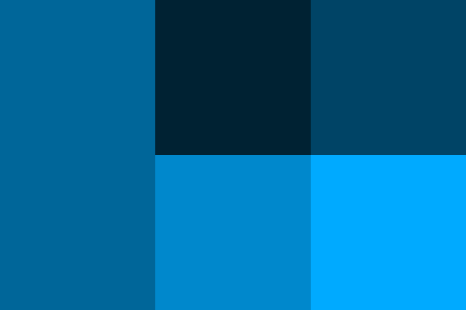 #006699の配色パターン 色の組み合わせ- 原色大辞典