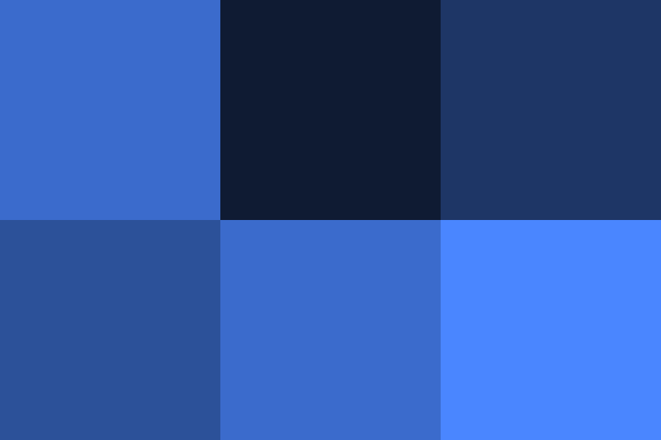 #3b6bccの配色パターン 色の組み合わせ- 原色大辞典