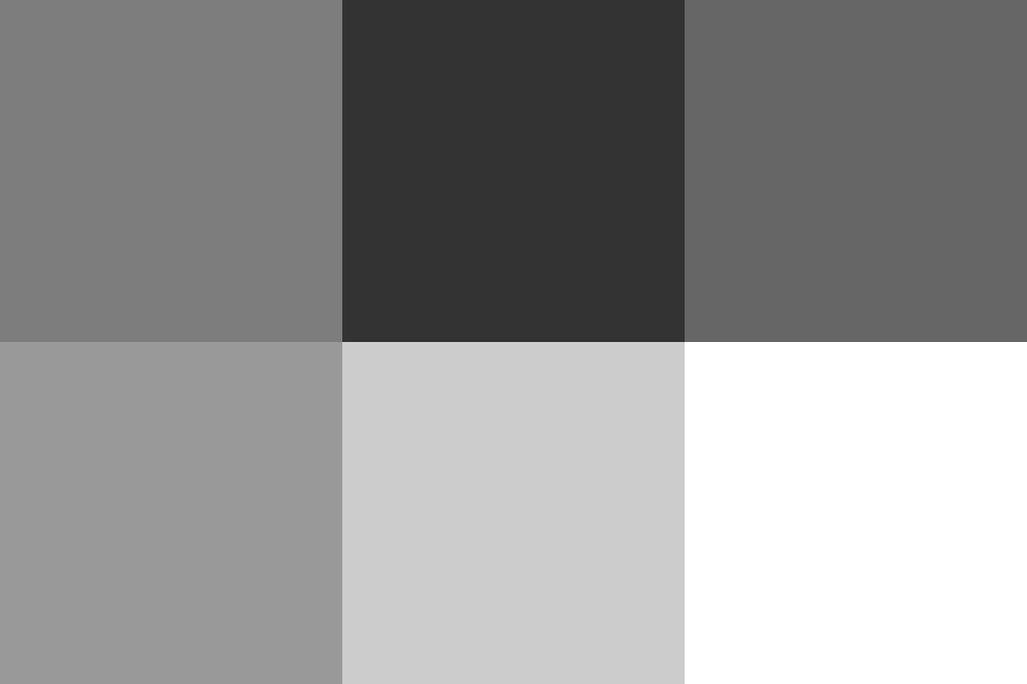 グレイの配色パターン 色の組み合わせ- 原色大辞典