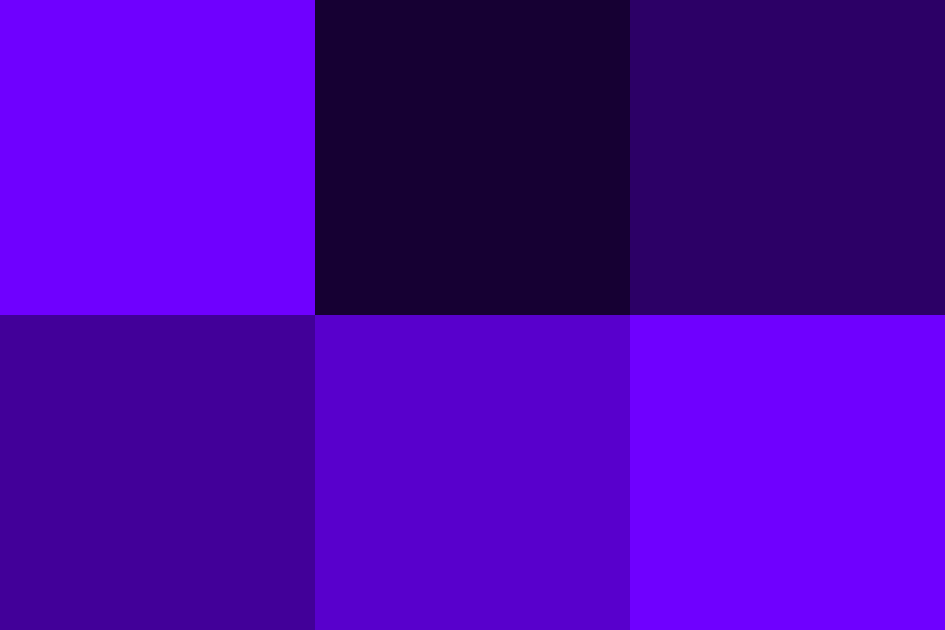 #6f00ffの配色パターン 色の組み合わせ- 原色大辞典