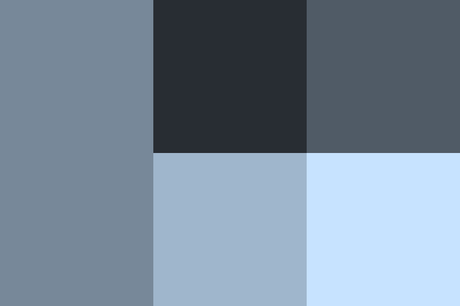 #778899の配色パターン 色の組み合わせ- 原色大辞典