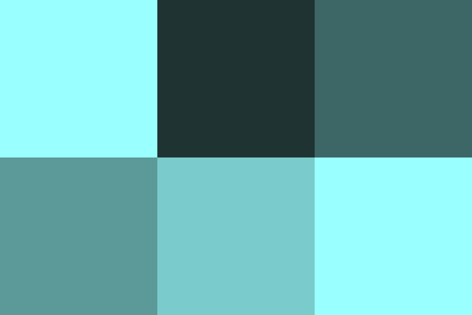 #99ffffの配色パターン 色の組み合わせ- 原色大辞典