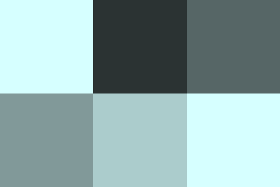 #d6ffffの配色パターン 色の組み合わせ- 原色大辞典