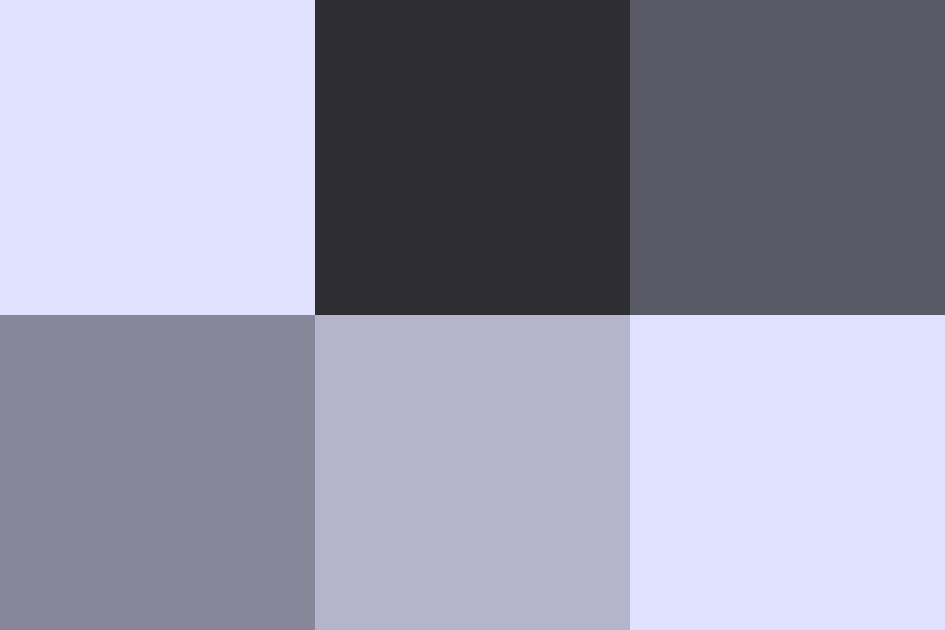 #e0e0ffの配色パターン 色の組み合わせ- 原色大辞典