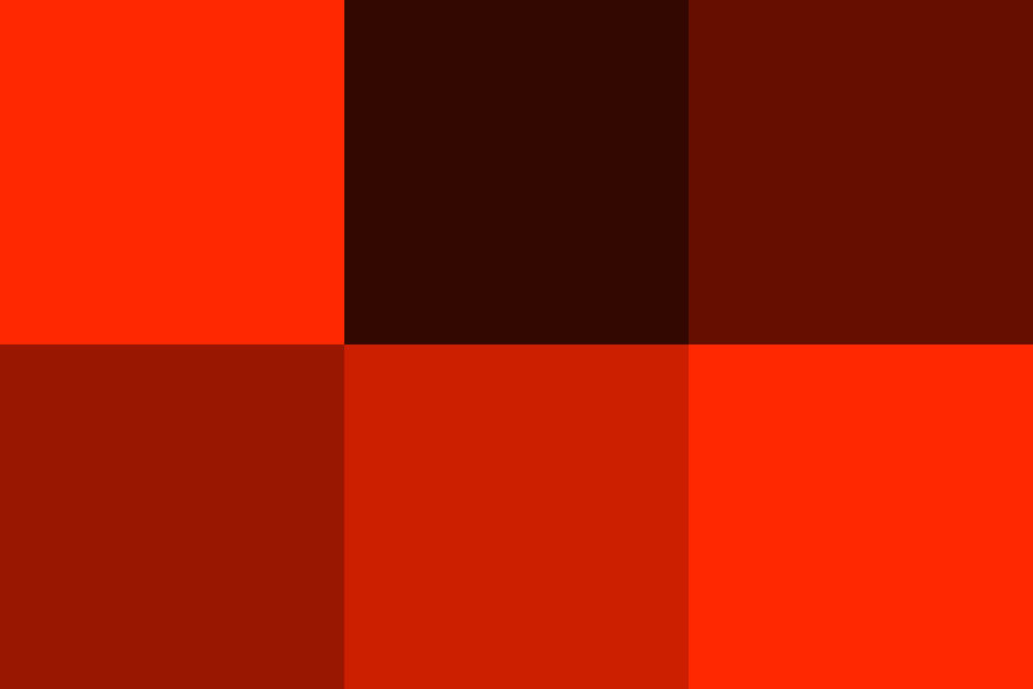 #ff2800の配色パターン 色の組み合わせ- 原色大辞典