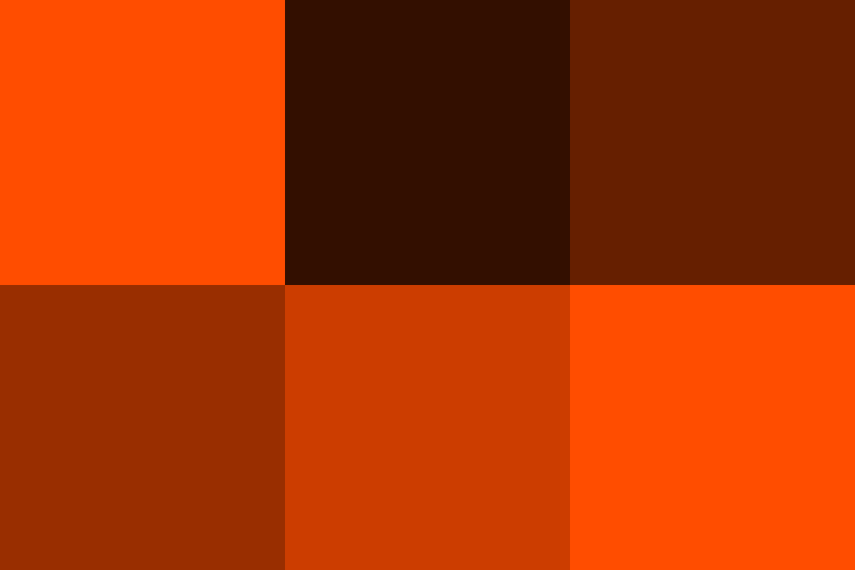 #ff4d00の配色パターン 色の組み合わせ- 原色大辞典