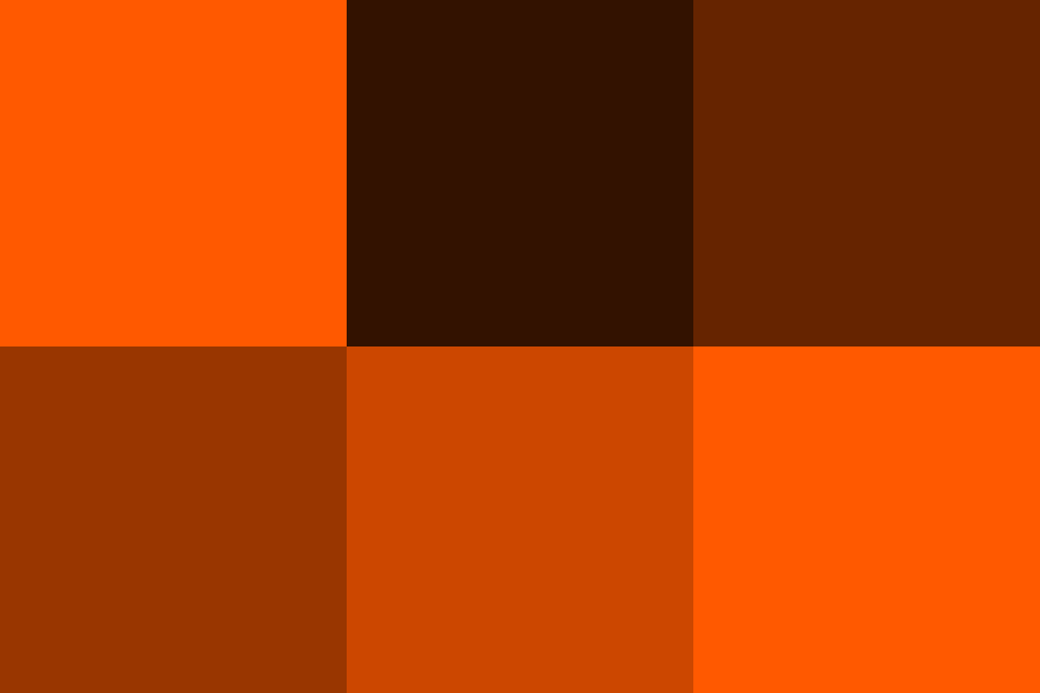 #ff5900の配色パターン 色の組み合わせ- 原色大辞典